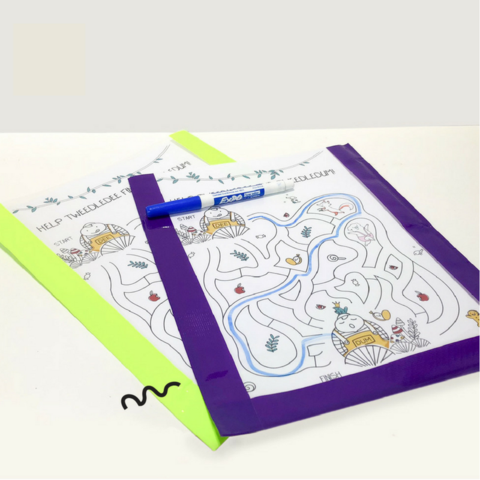 Dry Erase Boards with Printable Oribel Maze