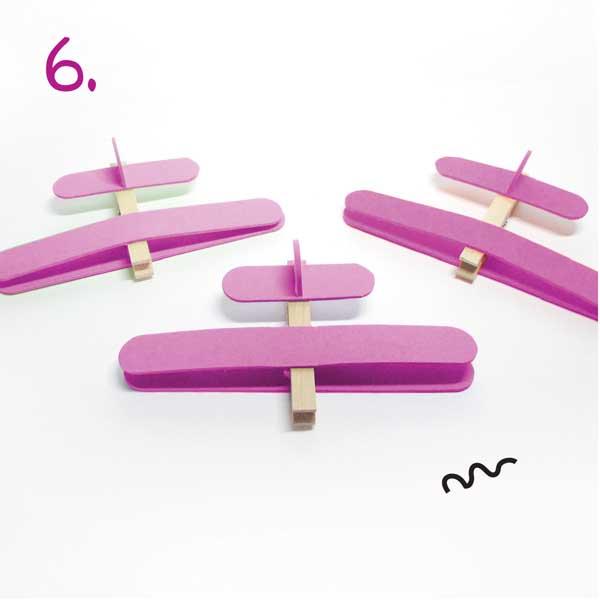 DIY Craft: Clothespin Airplane Craft — Oribel