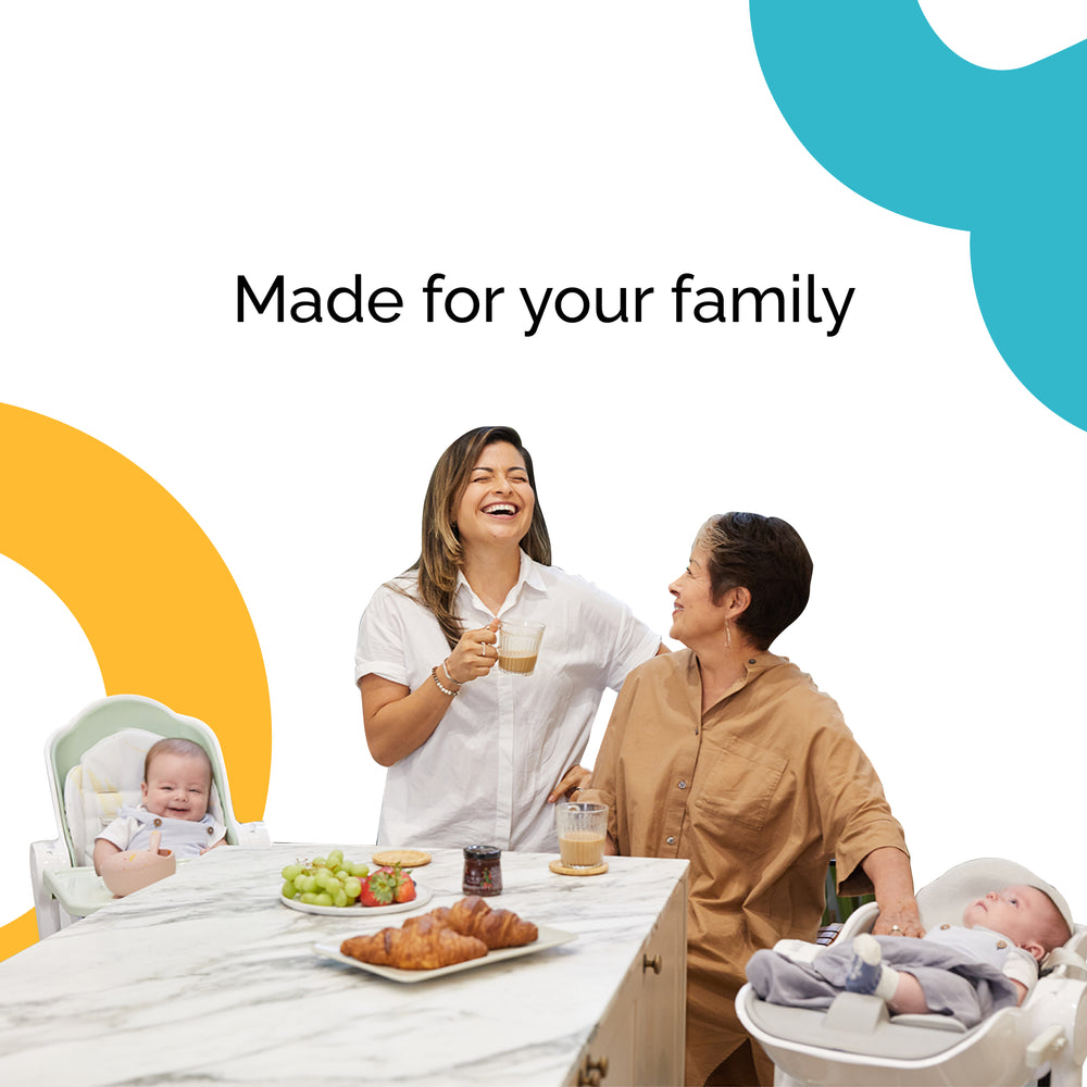 Cocoon Z High Chair | Lounger - Ice Grey | Oribel